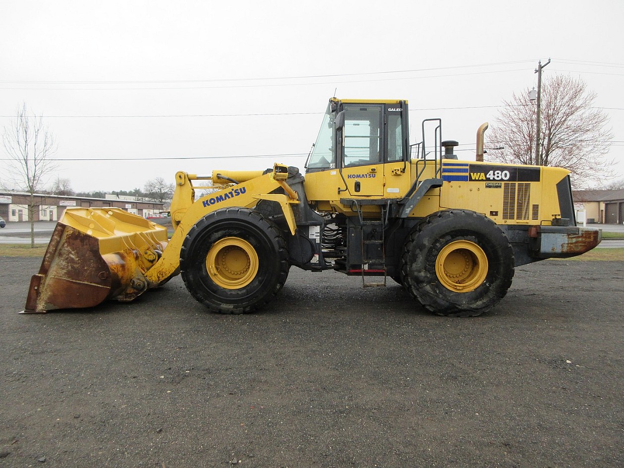 2008 KOMATSU WA480-6 RUBBER TIRE WHEEL LOADER