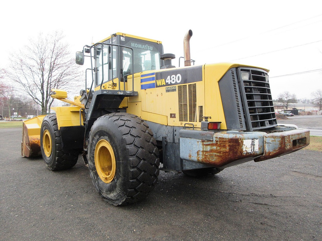2008 KOMATSU WA480-6 RUBBER TIRE WHEEL LOADER