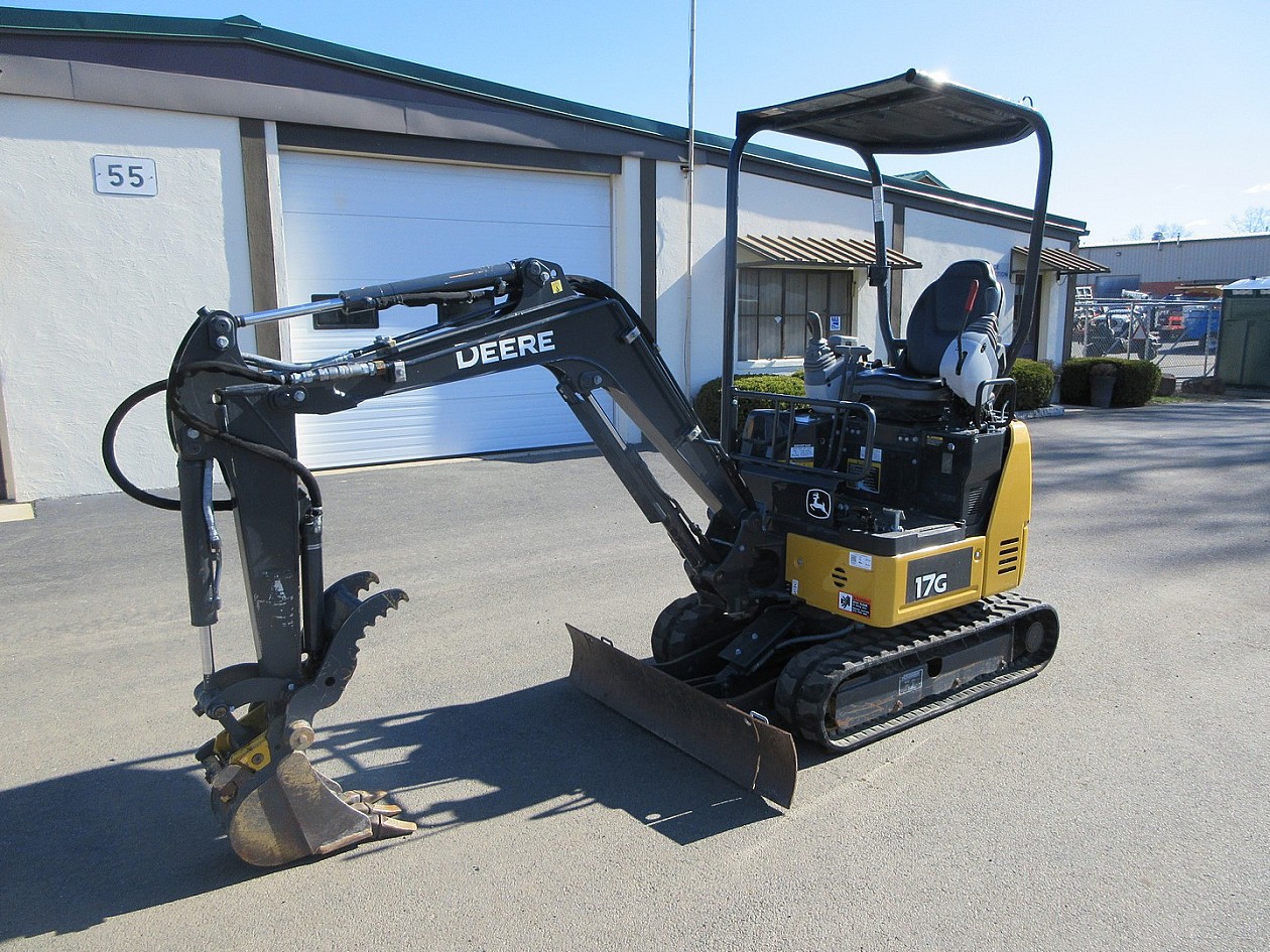 2018 JOHN DEERE 17G MINI EXCAVATOR