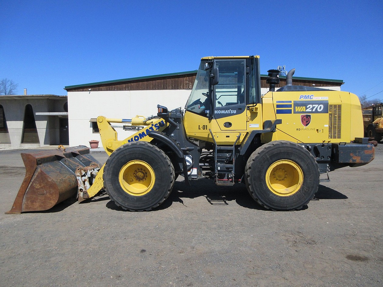 2018 KOMATSU WA270-8 RUBBER TIRE WHEEL LOADER