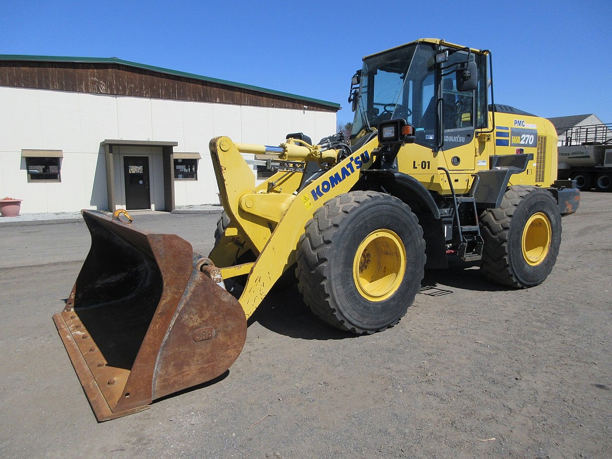 2018 KOMATSU WA270-8 RUBBER TIRE WHEEL LOADER