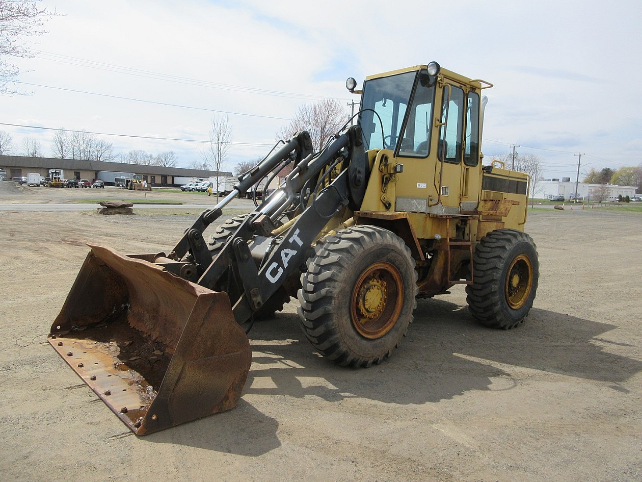 1987 CATERPILLAR IT18 RUBBER TIRE WHEEL LOADER