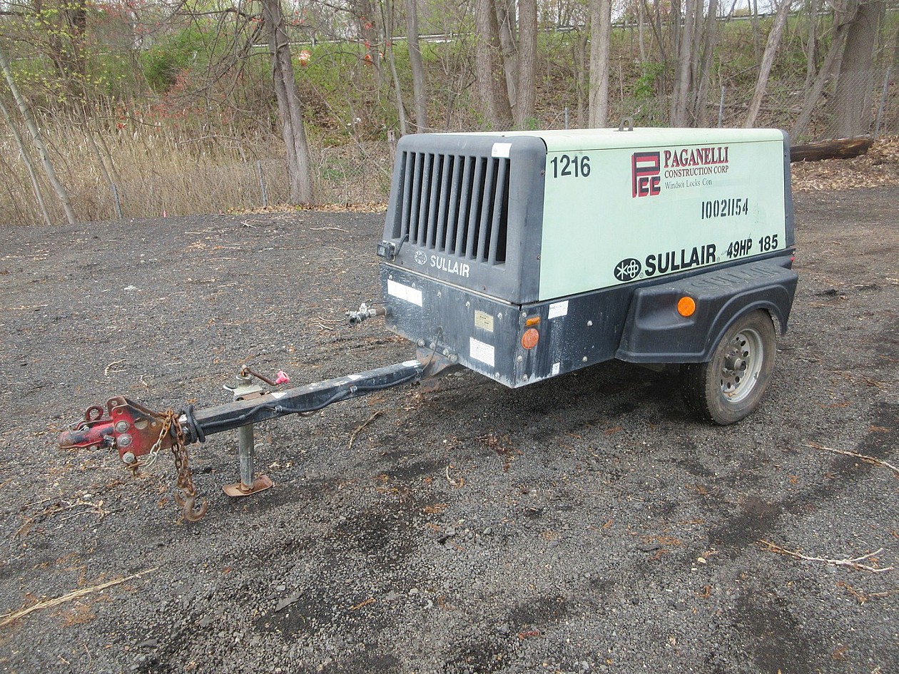 SULLAIR 49HP185DPQ TOW BEHIND AIR COMPRESSOR