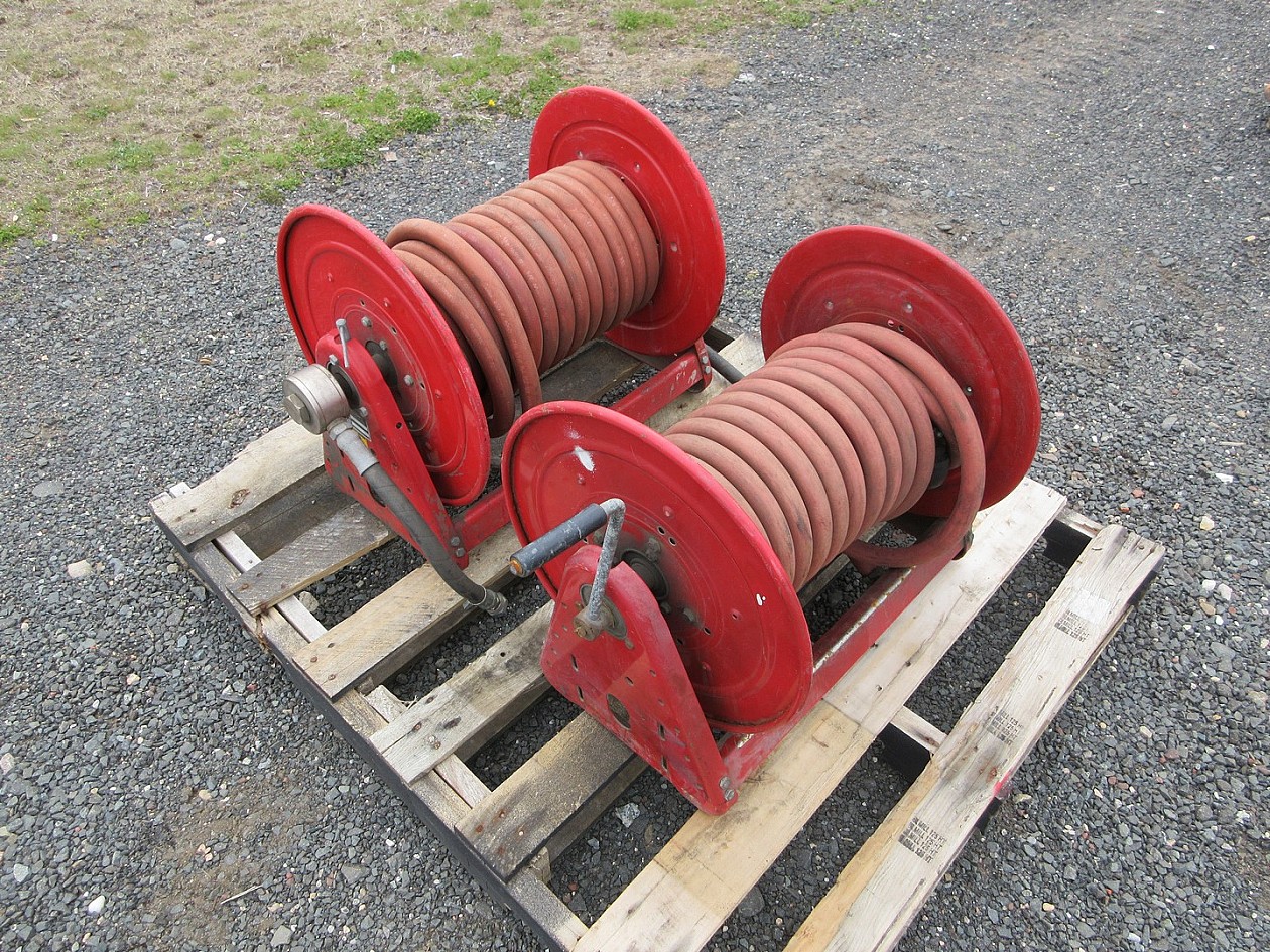 (2) Air Compressor Hose Reels