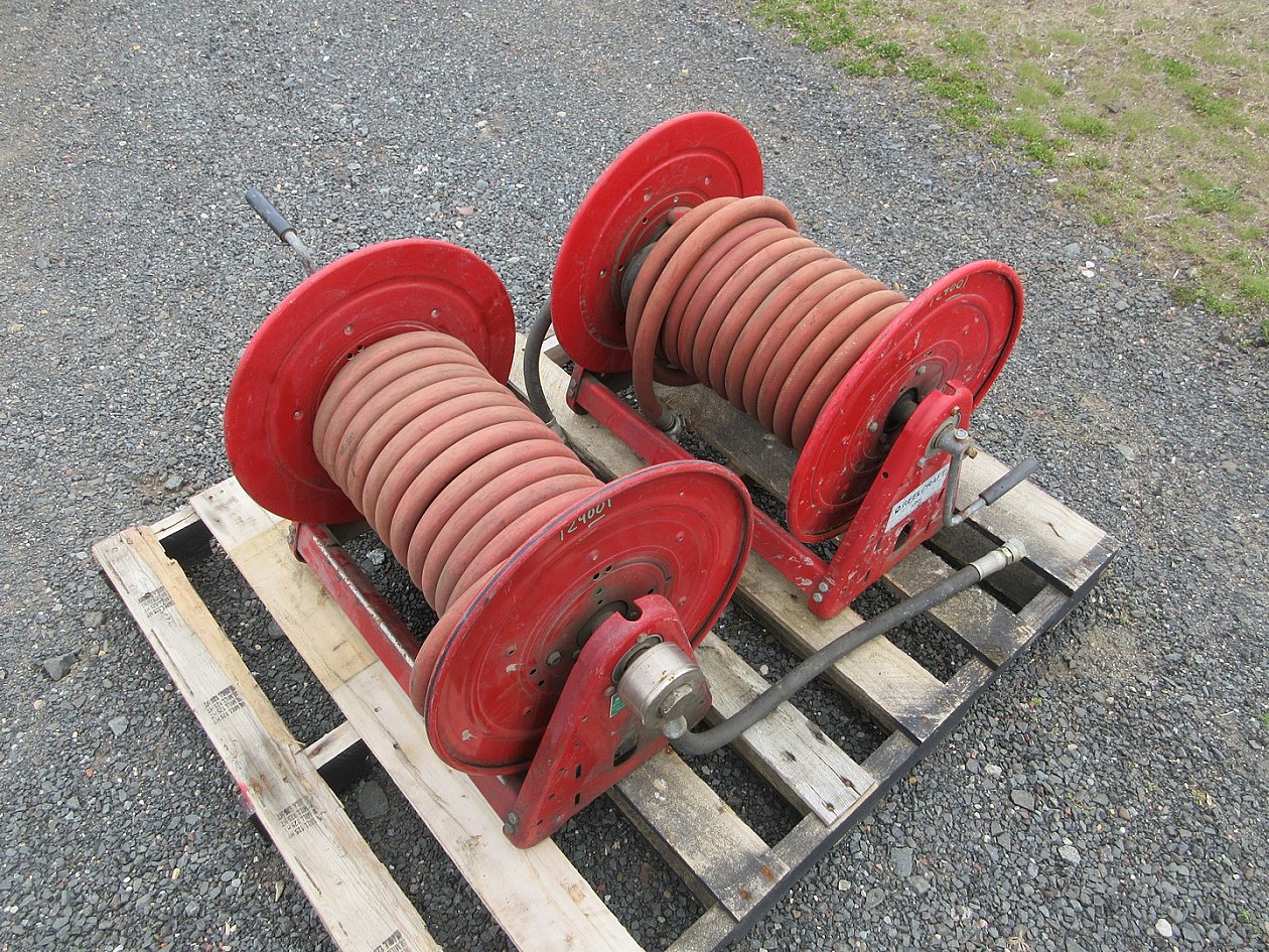 (2) Air Compressor Hose Reels