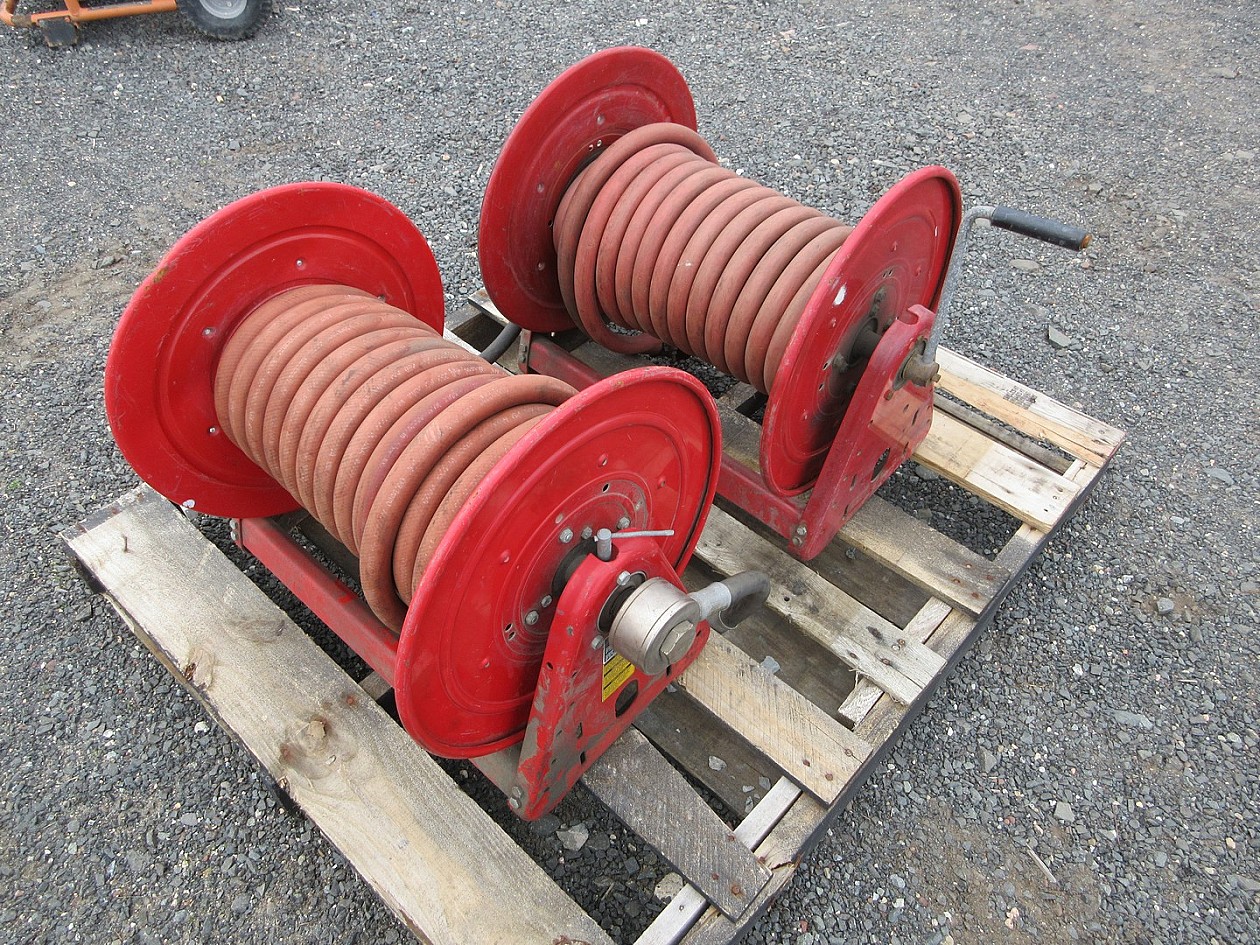 (2) Air Compressor Hose Reels