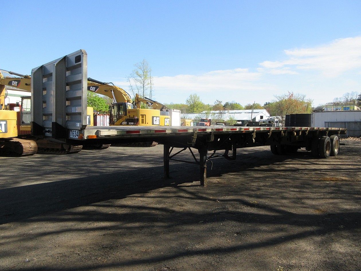 2003 TRANSCRAFT EAGLE II S2 48' ALUMINUM HIGH FLAT TRAILER