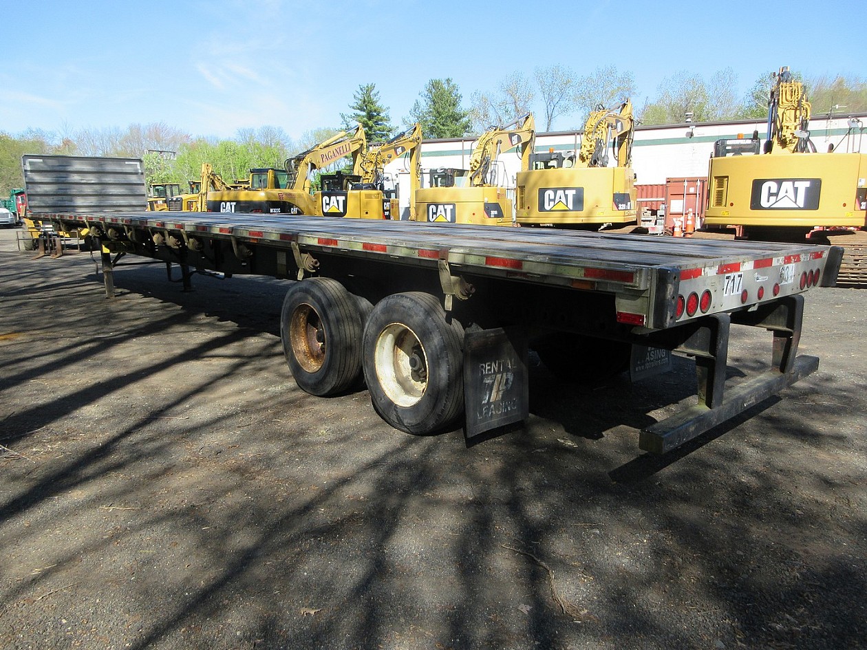 2003 TRANSCRAFT EAGLE II S2 48' ALUMINUM HIGH FLAT TRAILER
