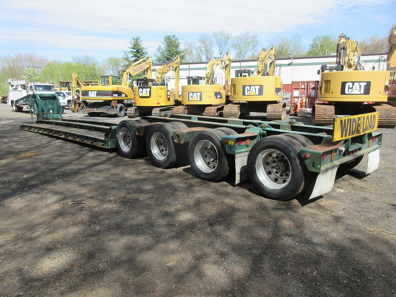 2001 TALBERT T4DW-55SA-HRG-1-T1-RC DROPSIDE QUAD/A LOWBED TRAILER
