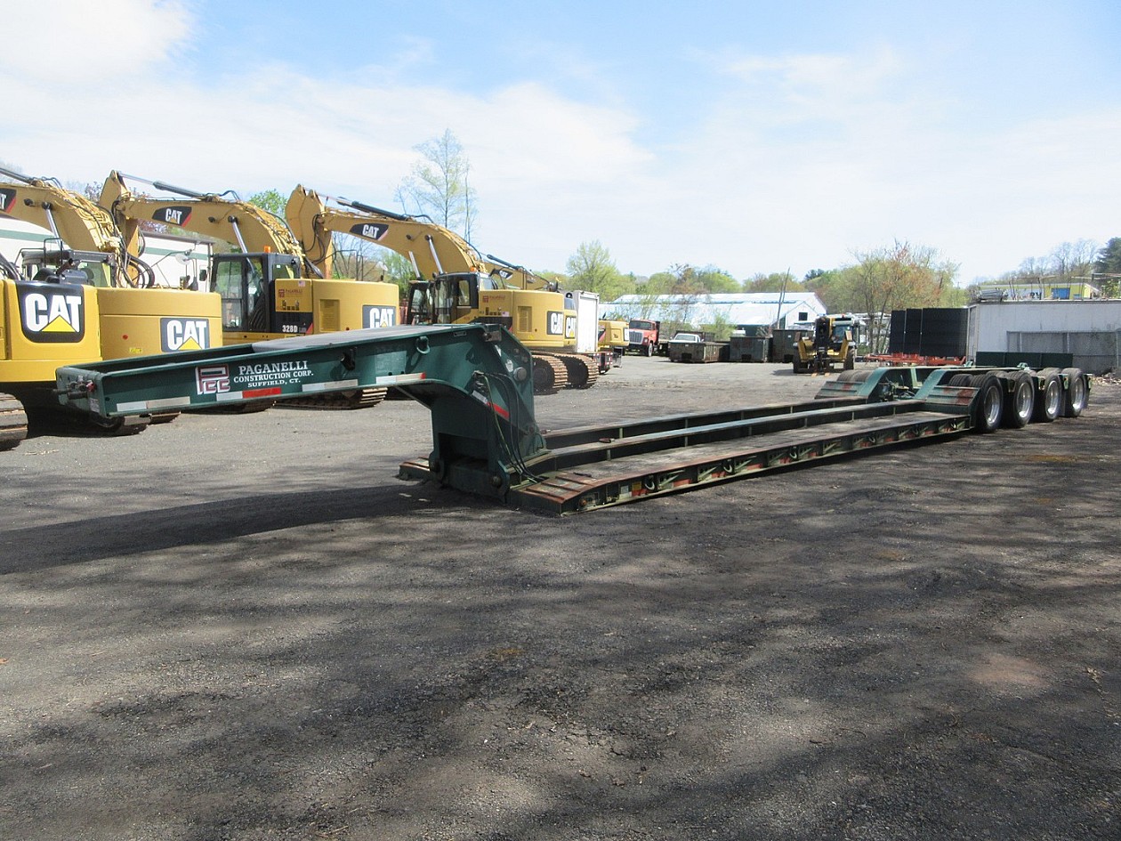 2001 TALBERT T4DW-55SA-HRG-1-T1-RC DROPSIDE QUAD/A LOWBED TRAILER