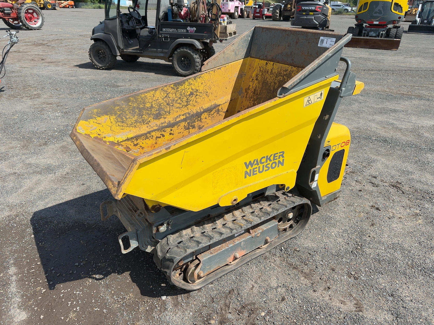 WACKER NEUSON DT08 TRACKED RIDE ON DUMPER
