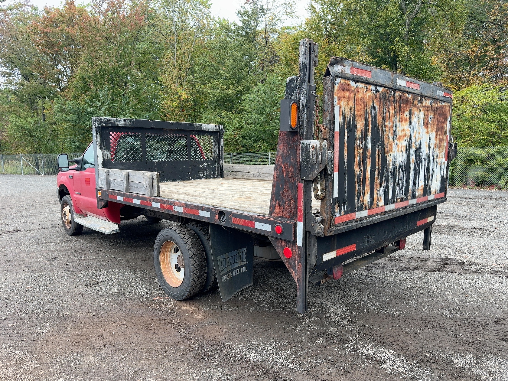 2001 FORD F550XL S/A FLATBED TRUCK