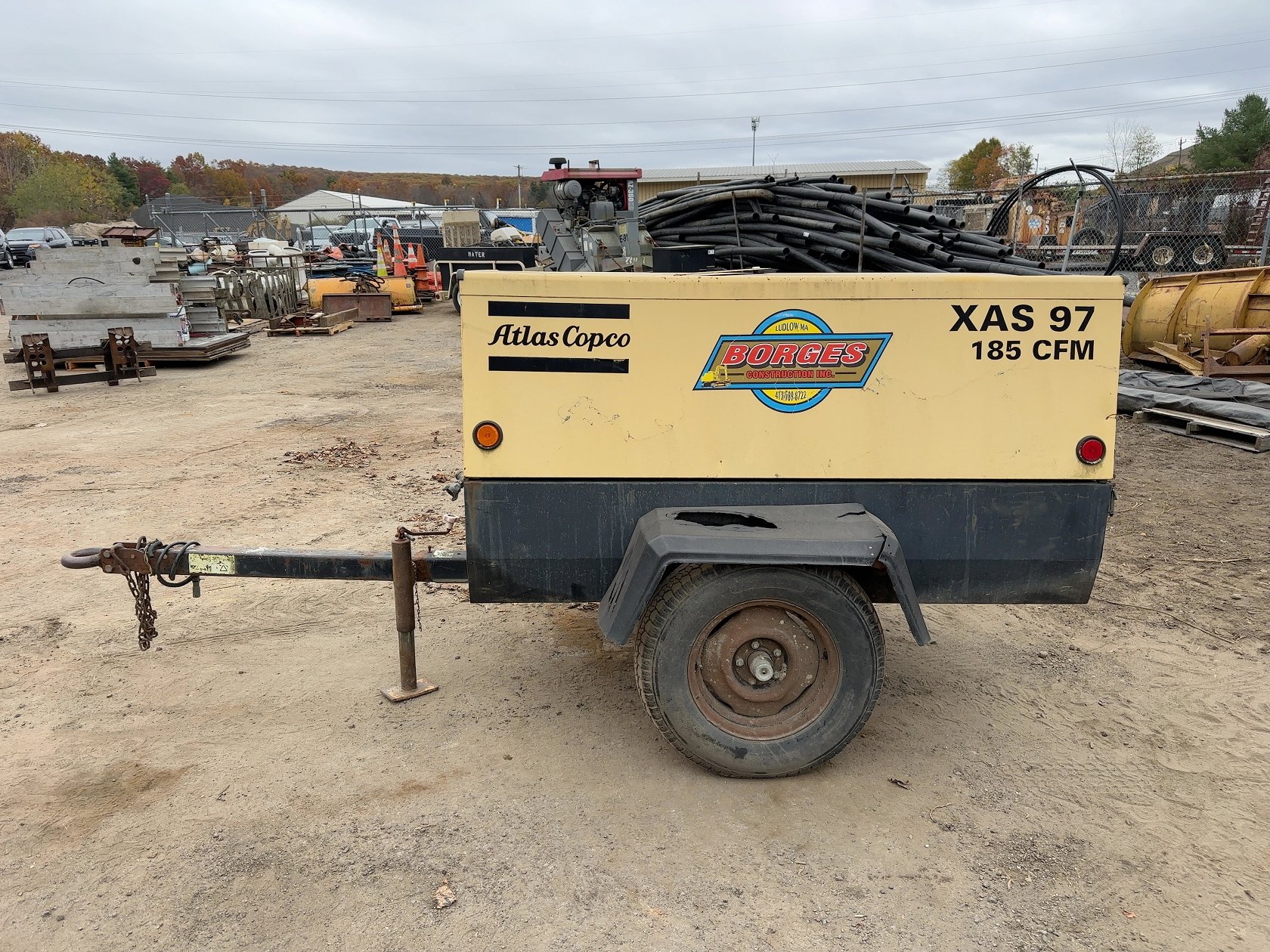 ATLAS COPCO XAS97 TOW BEHIND AIR COMPRESSOR