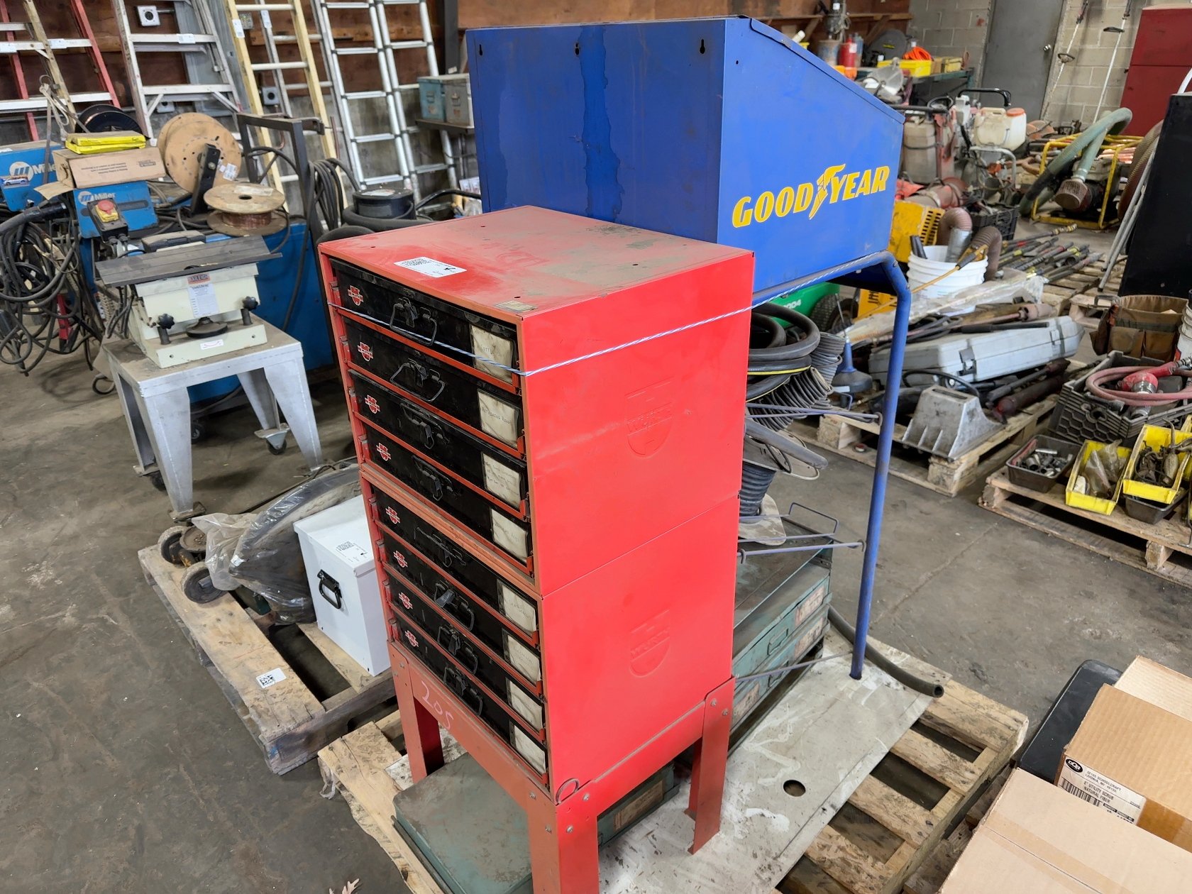 HARDWARE DRAWERS WITH CONTENTS,