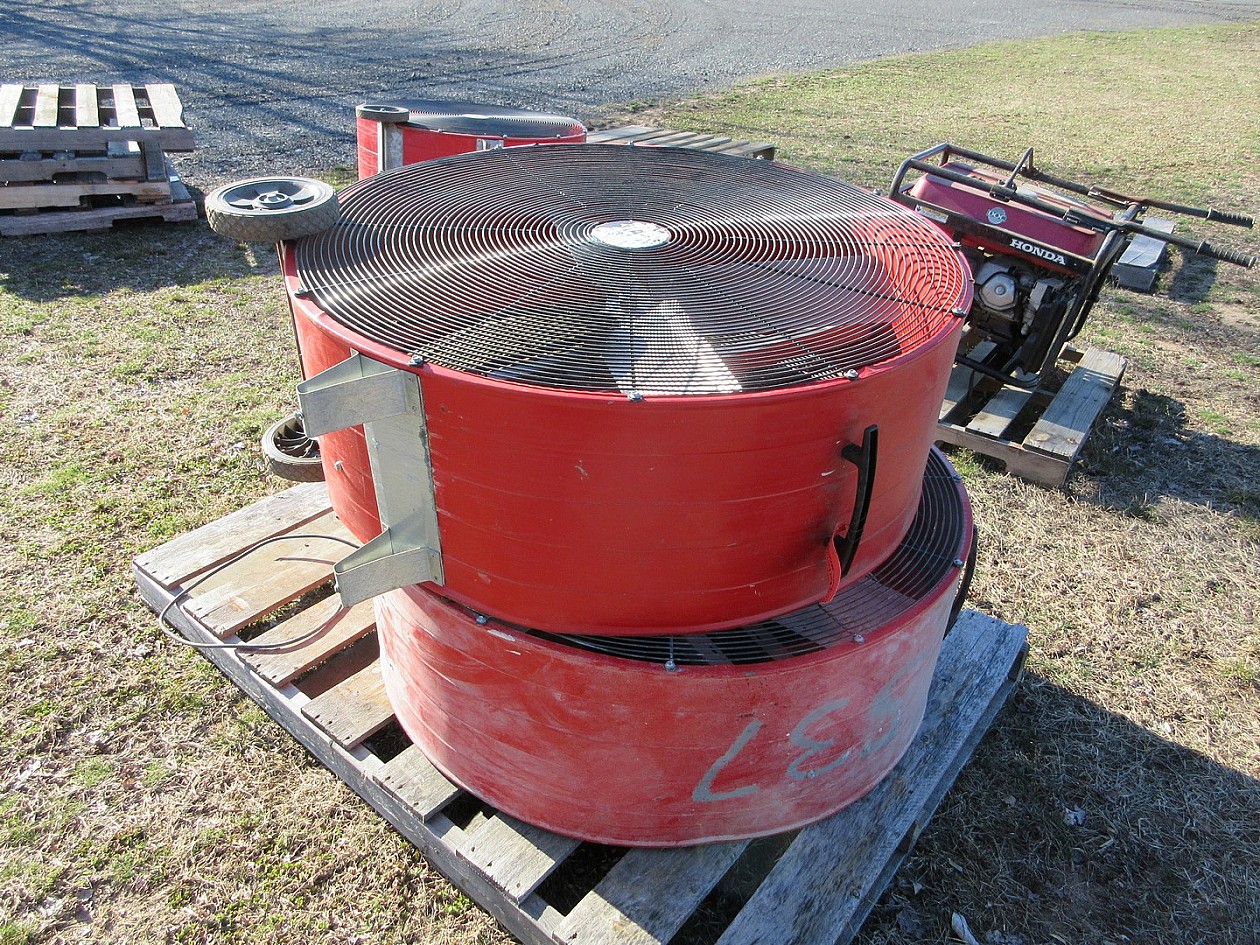 (2) Portable Shop Fans