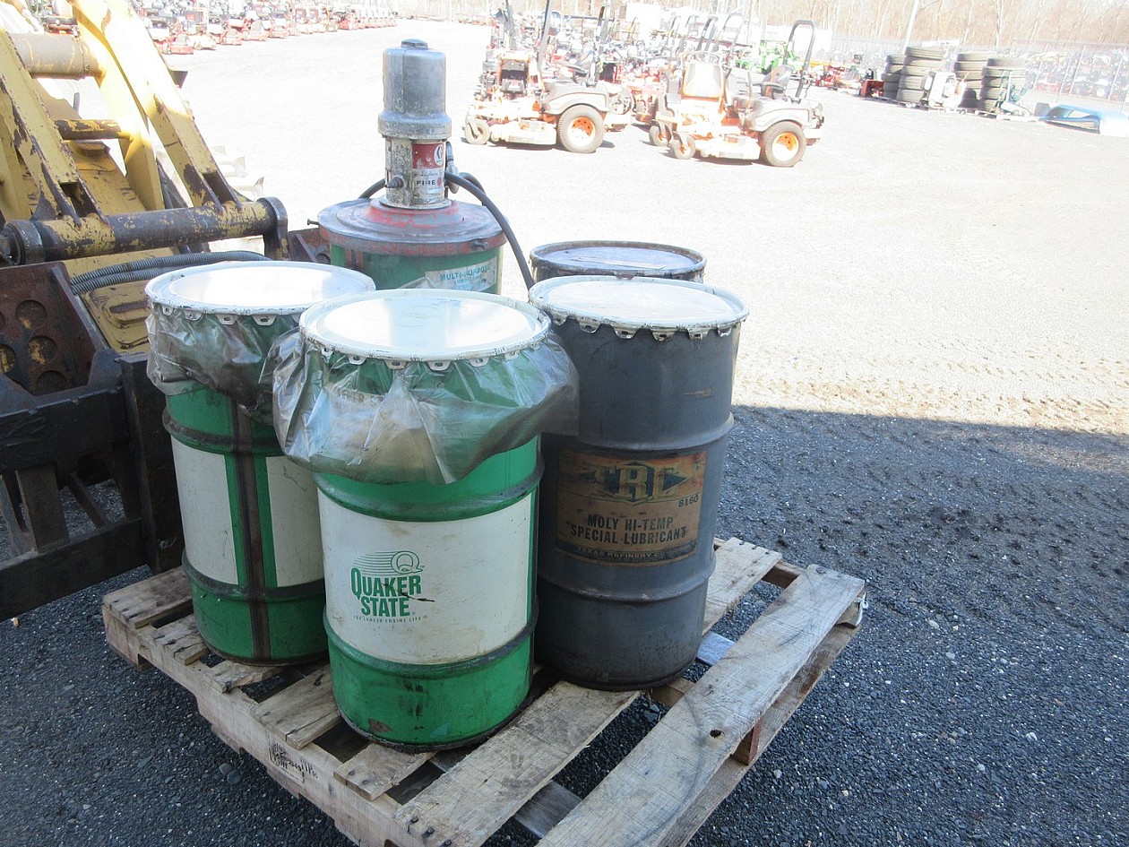 (5) DRUMS OF ASSORTED LUBRICANTS