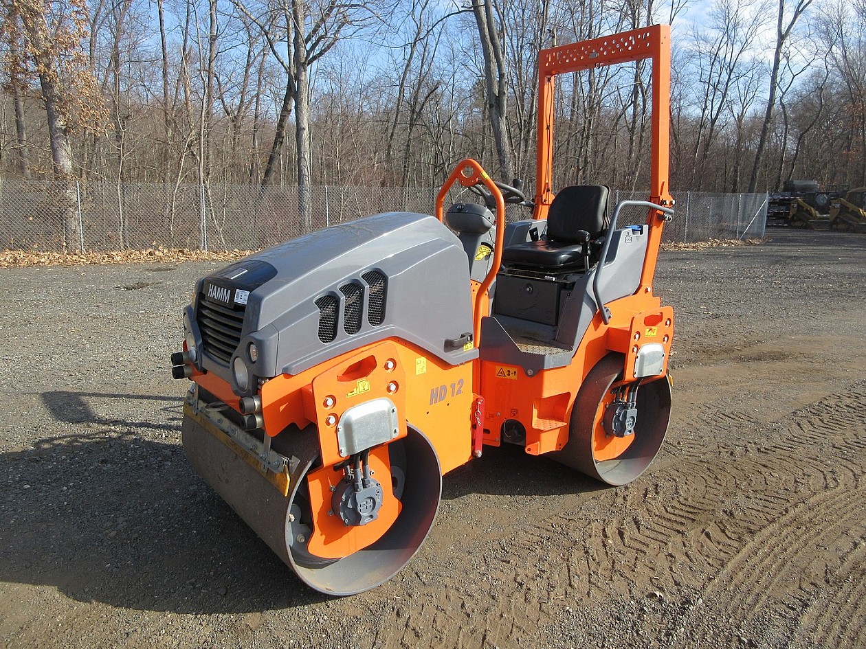 2019 HAMM HD12 DOUBLE DRUM VIBRATORY ROLLER