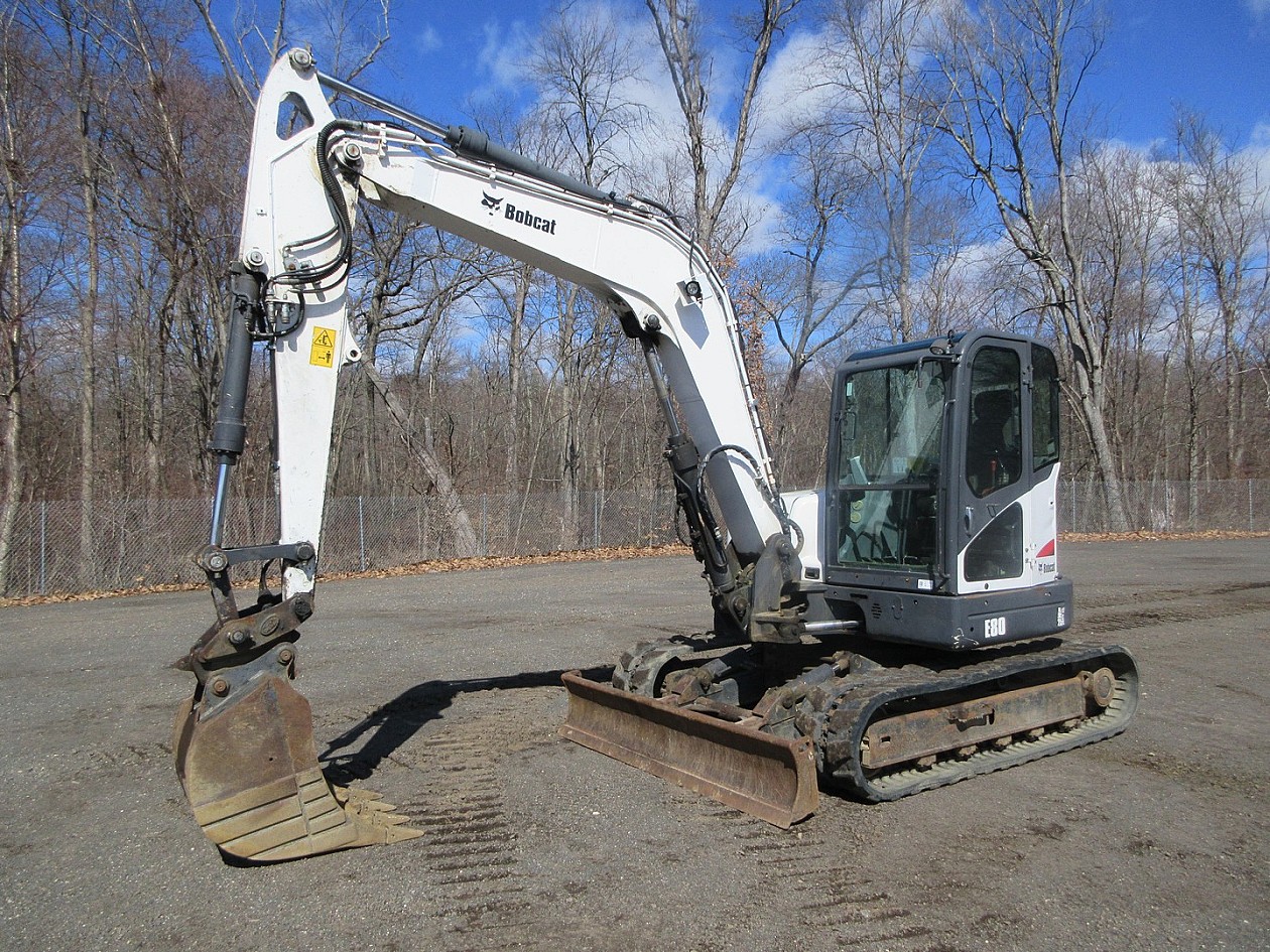 2012 BOBCAT E80 HYDRAULIC EXCAVATOR