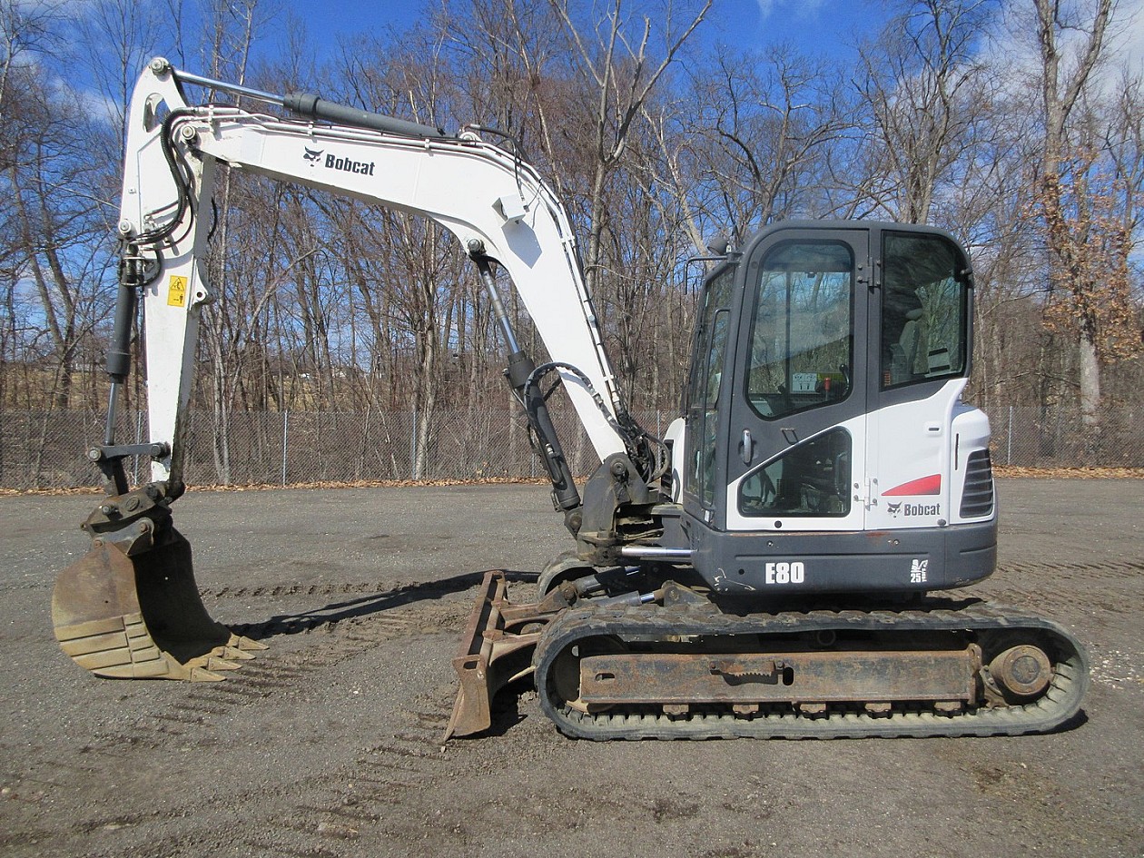 2012 BOBCAT E80 HYDRAULIC EXCAVATOR
