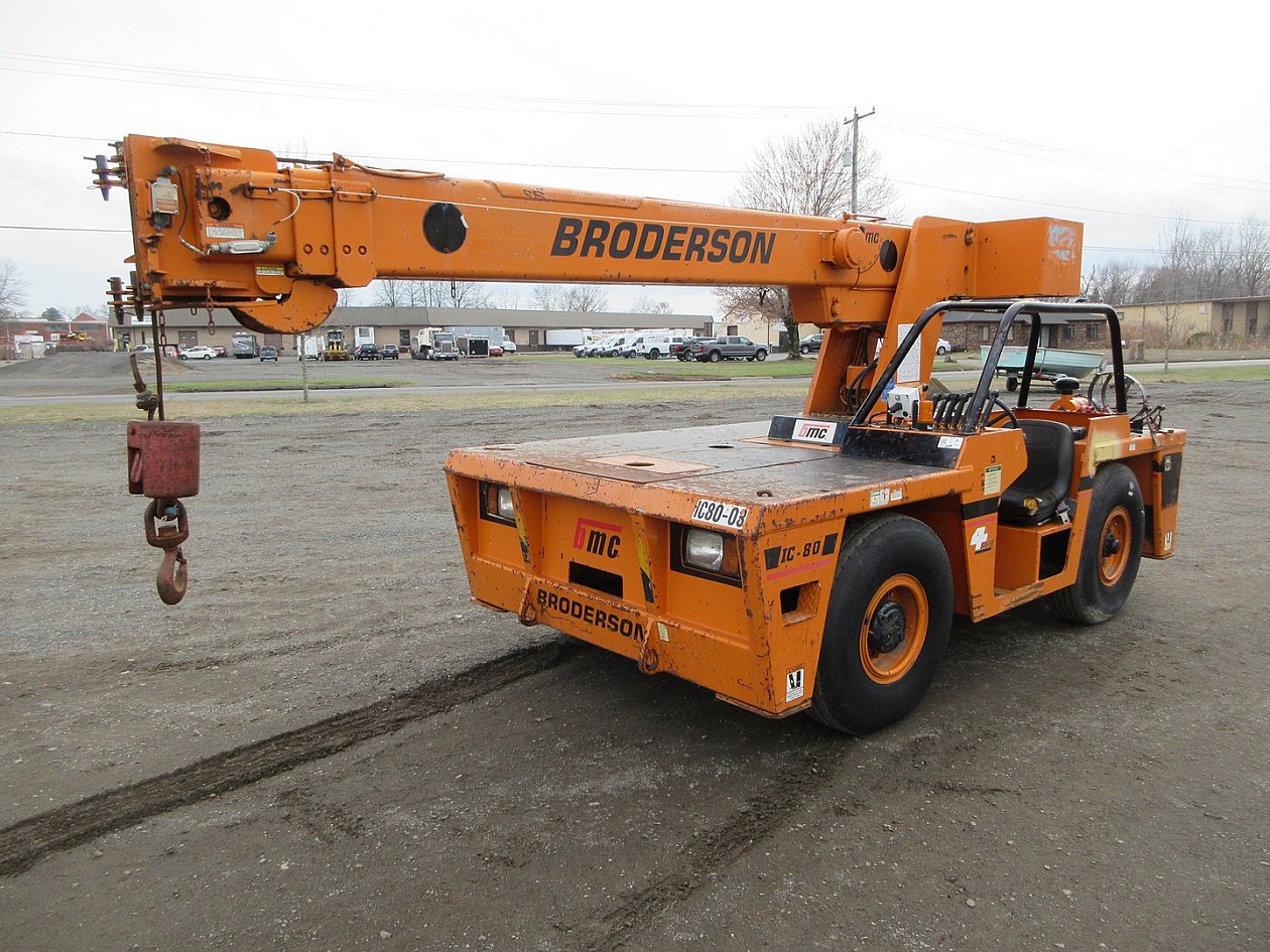 2003 BRODERSON IC-80-3F CARRY DECK CRANE