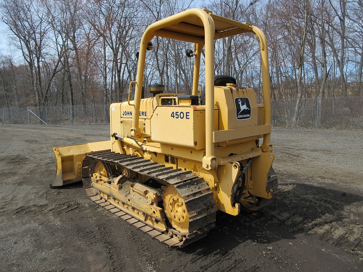1986 JOHN DEERE 450E CRAWLER DOZER