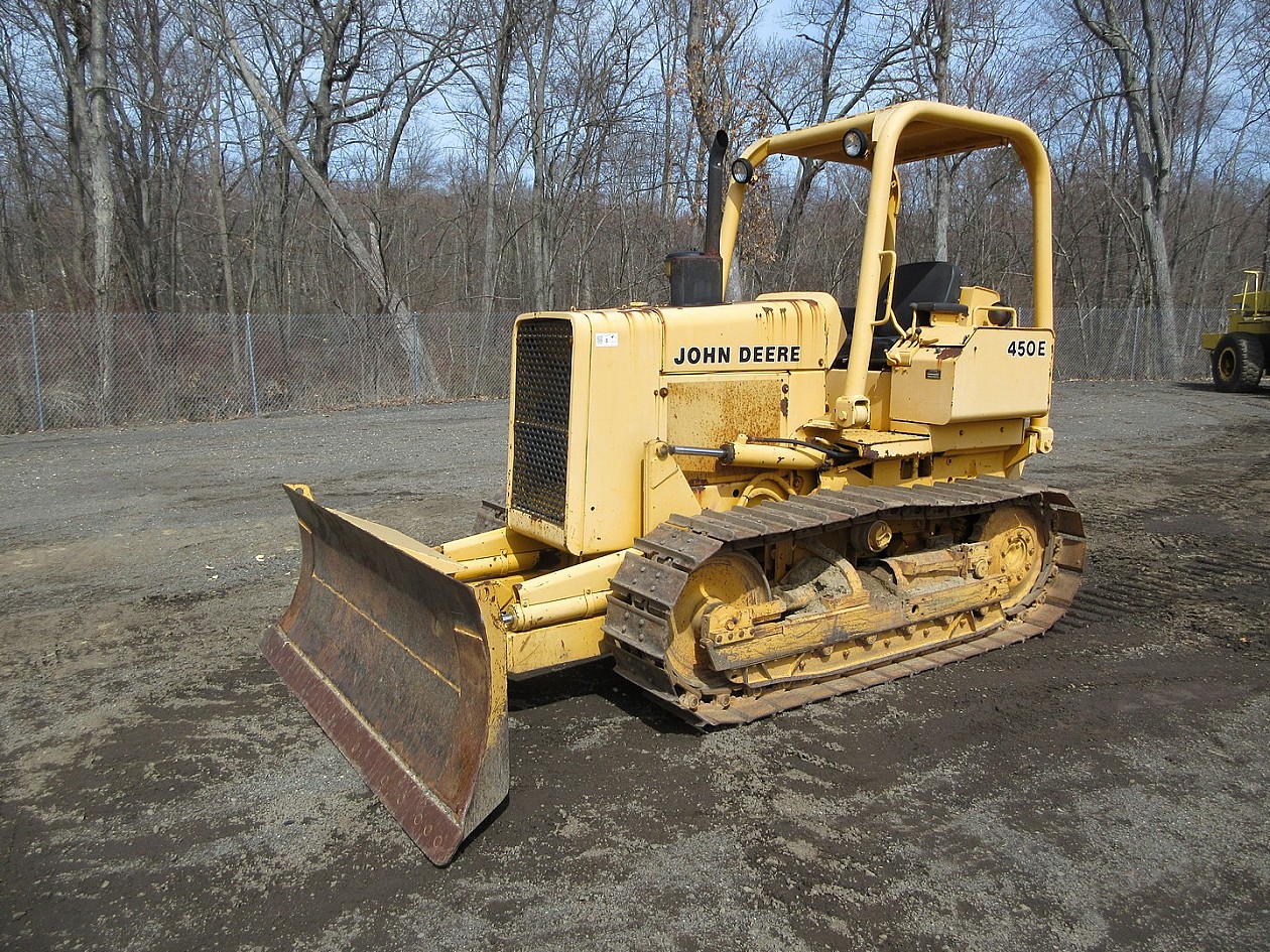 1986 JOHN DEERE 450E CRAWLER DOZER